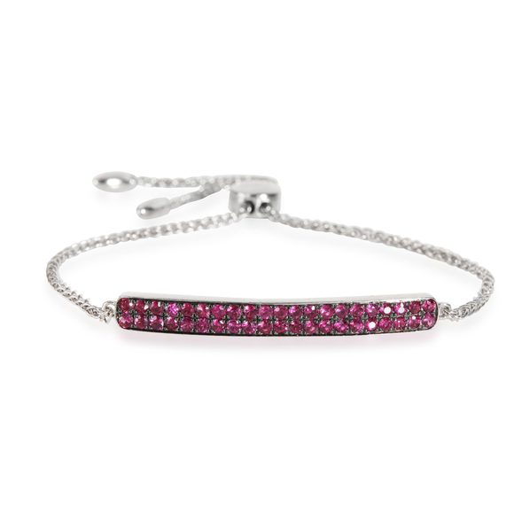 Tiffany & Co. | Bags | Effy Ruby Id Tag Bolo Bracelet In Sterling ...